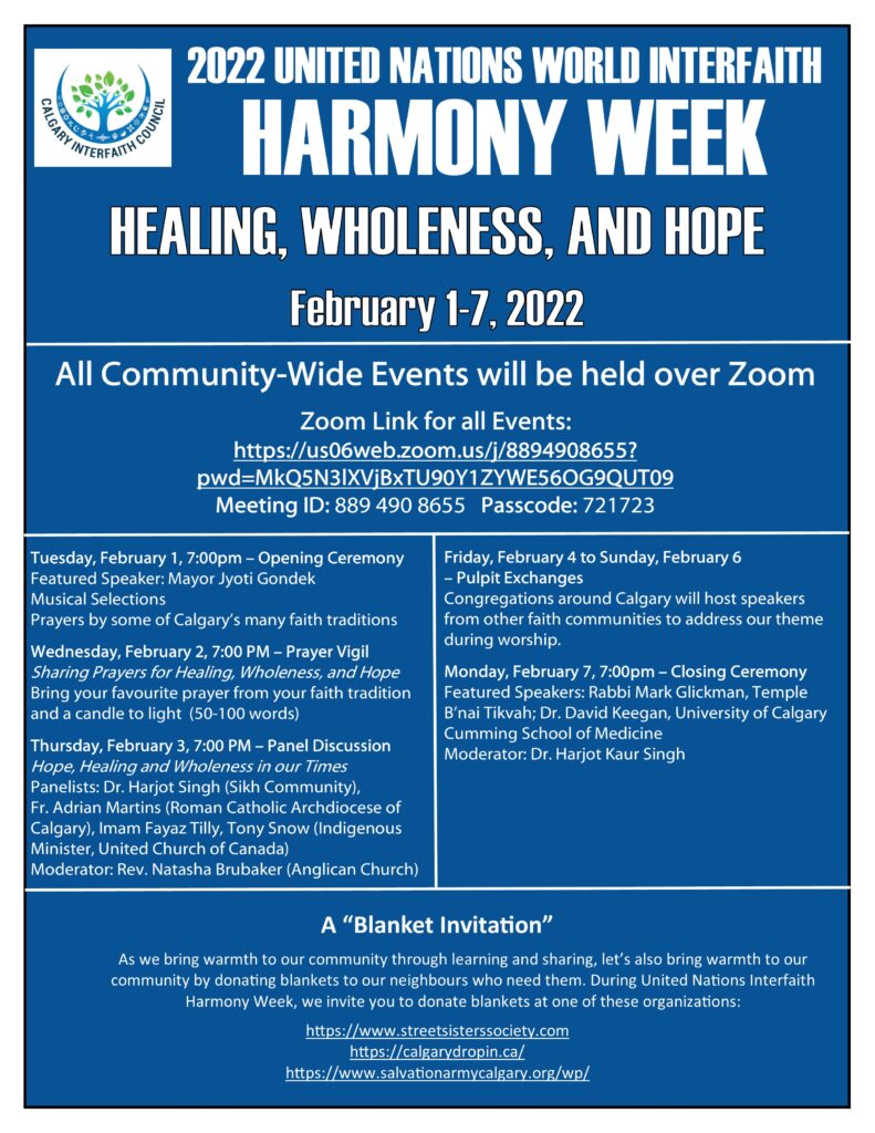 2022 WIHW - Calgary Interfaith Council