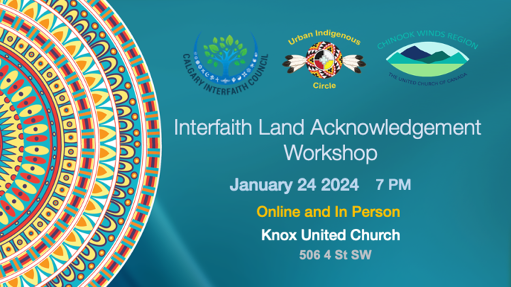 Land Acknowledgement Workshop - Calgary Interfaith Council